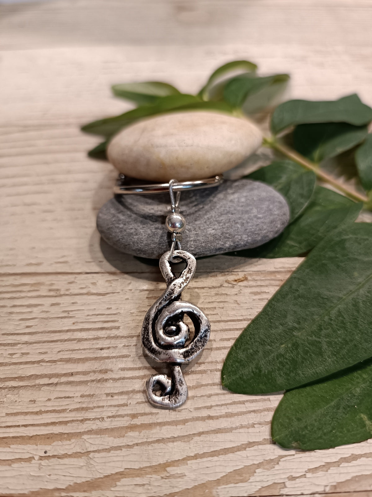 Violinkulcs táskadísz – Orsiékszer